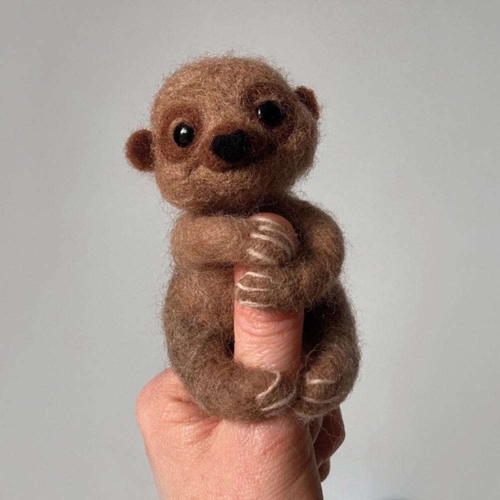 Baby Sloth Needle Felting Kit Eco Crafting Hobby Plastic Free | &Keep