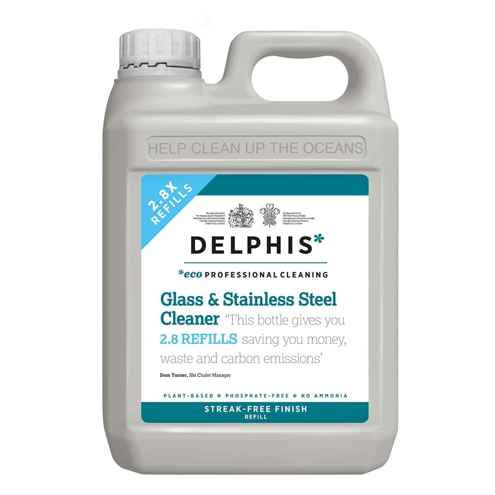 Delphis Eco Glass & Stainless Steel Cleaner 2 Litre Refill | &Keep