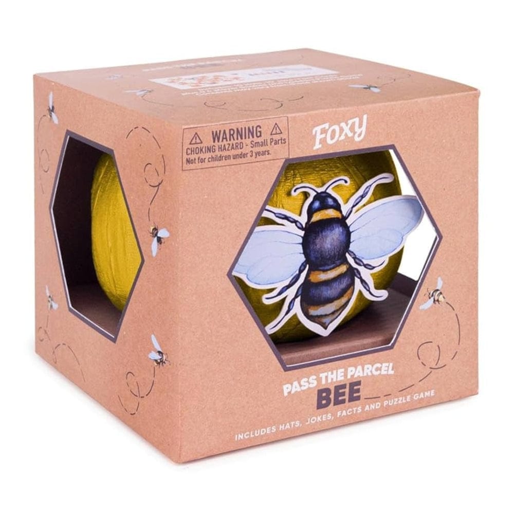 Bee Pass The Parcel Game Foxy Plastic Free Festive Fun | &Keep