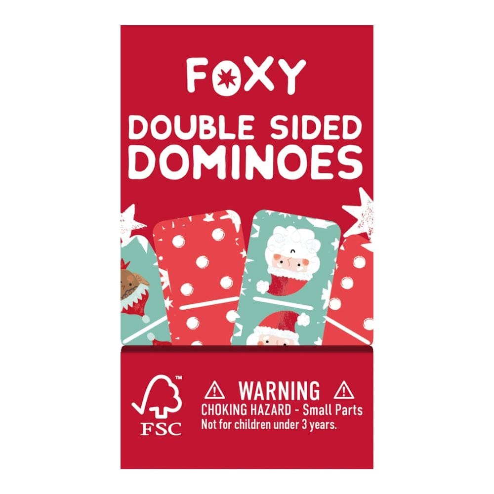 Festive Double-Sided Dominoes Game FSC Stocking Filler | &Keep