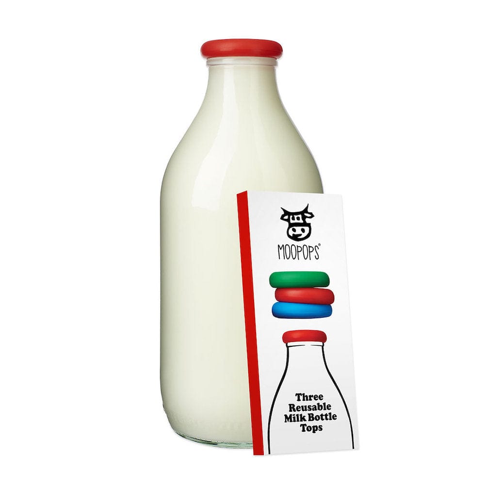 MOOPOPS Reusable Silicone Milk Bottle Tops - Classic | &Keep
