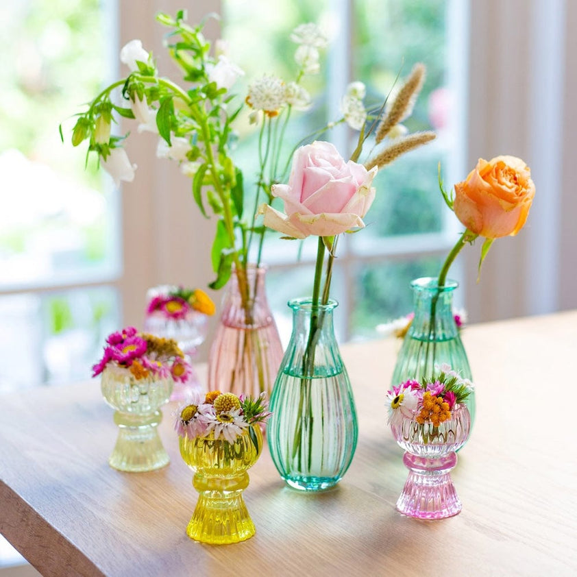 Talking Tables Boho Glass 2 Way Candle Holder 4 Colours | &Keep