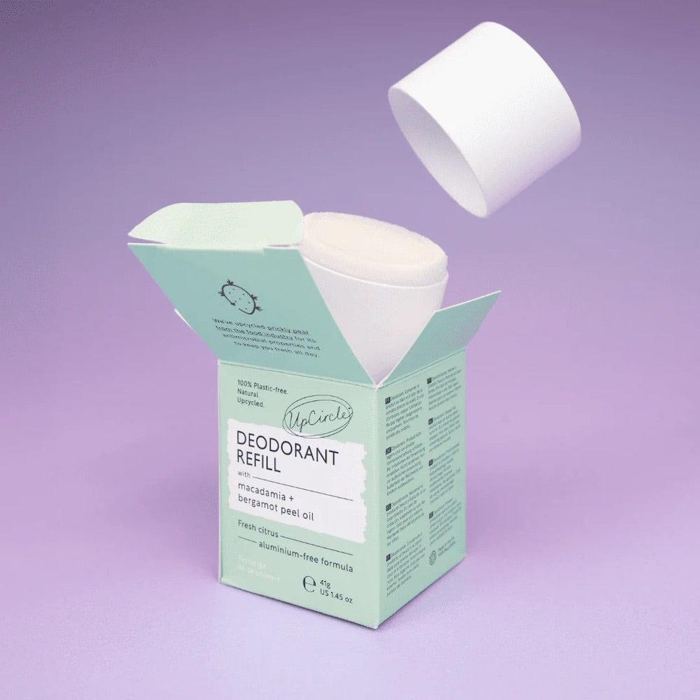 UpCircle Deodorant REFILL with Macadamia+Bergamot Plastic Free| &Keep