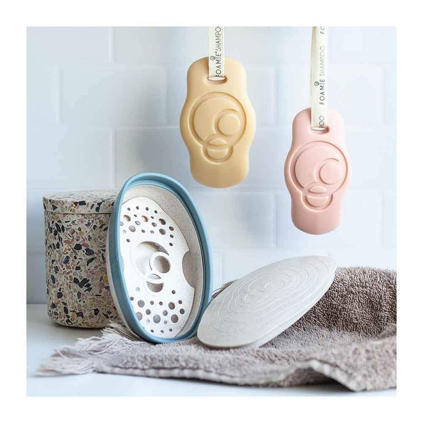 Travel Buddy Soap Box | Plastic-Free |Removable Shelf | FOAMIE | &Keep