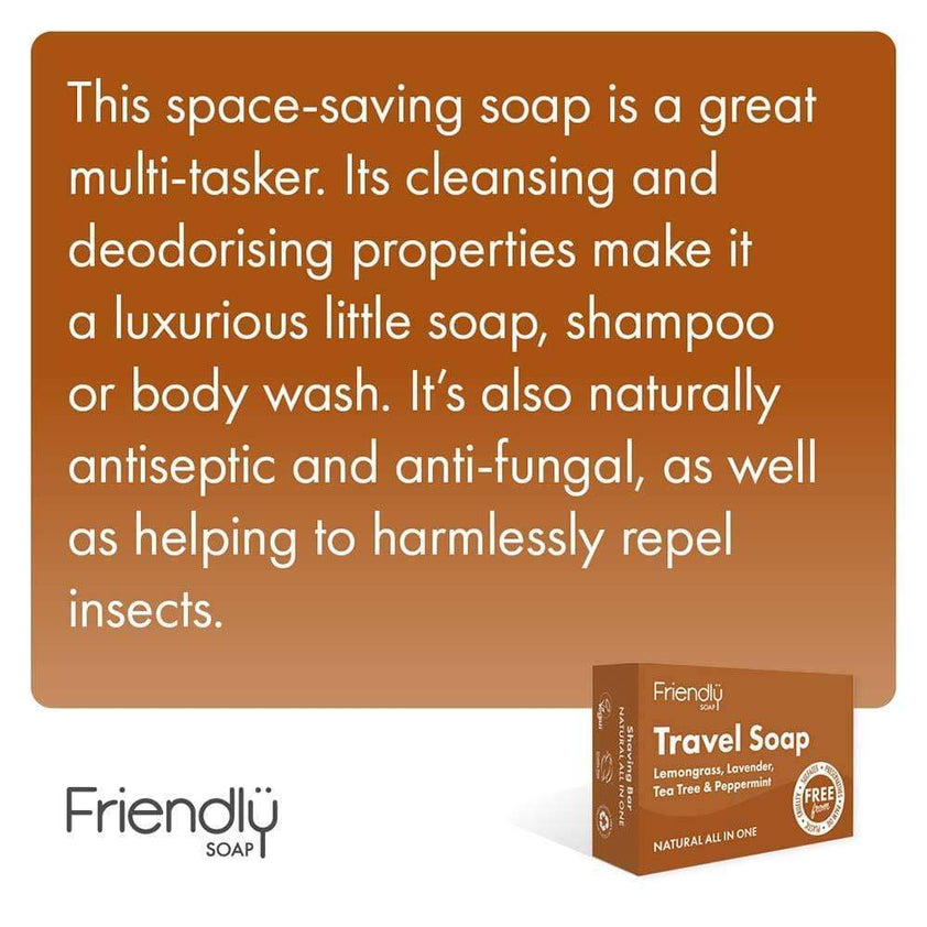 Natural Multi-Purpose Travel Soap by Friendly Soap | &Keep