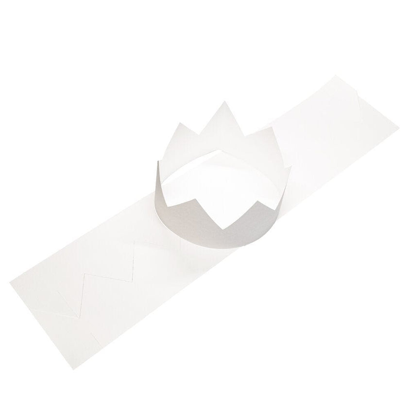 Make Your Own Kraft/White Card Party Crowns Sustainable Crafting|&Keep
