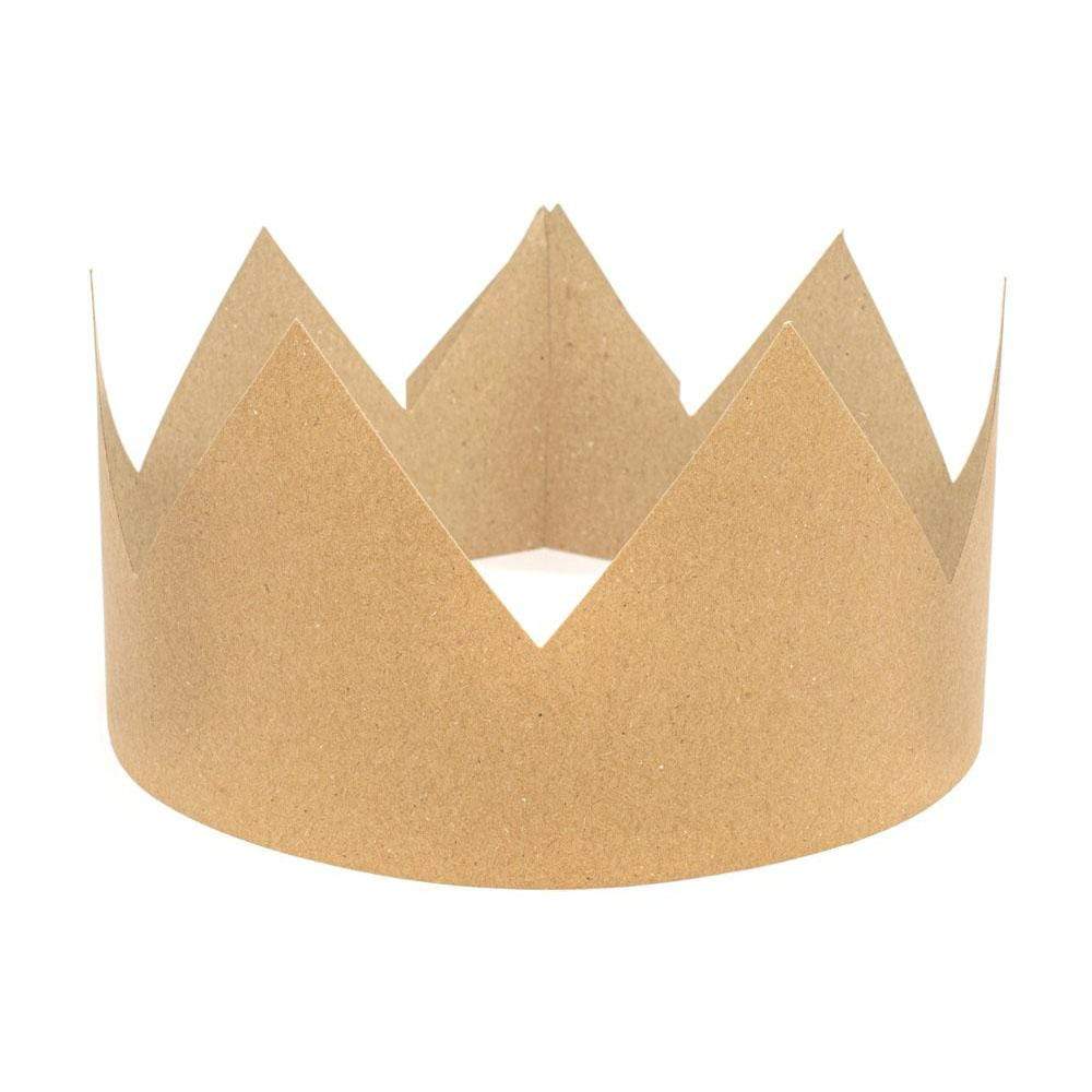 Make Your Own Kraft/White Card Party Crowns Sustainable Crafting|&Keep